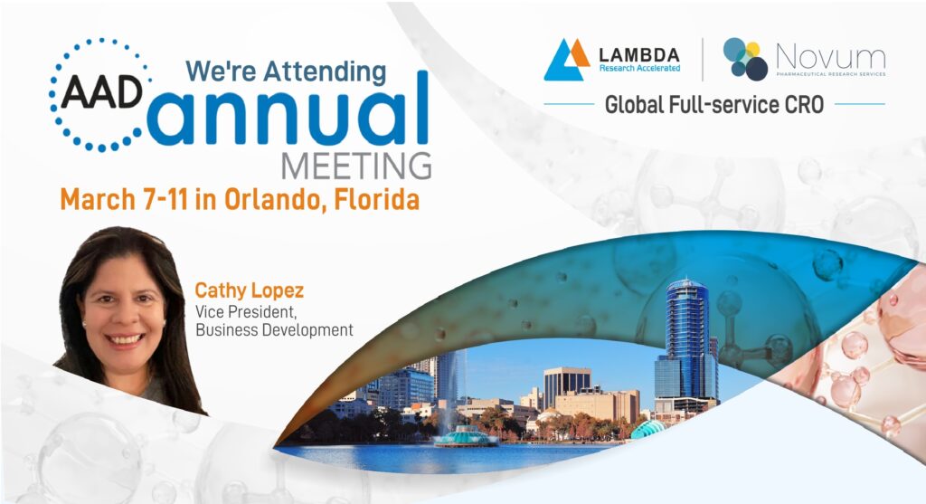 AAD Annual Meeting 2025 | Lambda-Novum | Full-service CRO